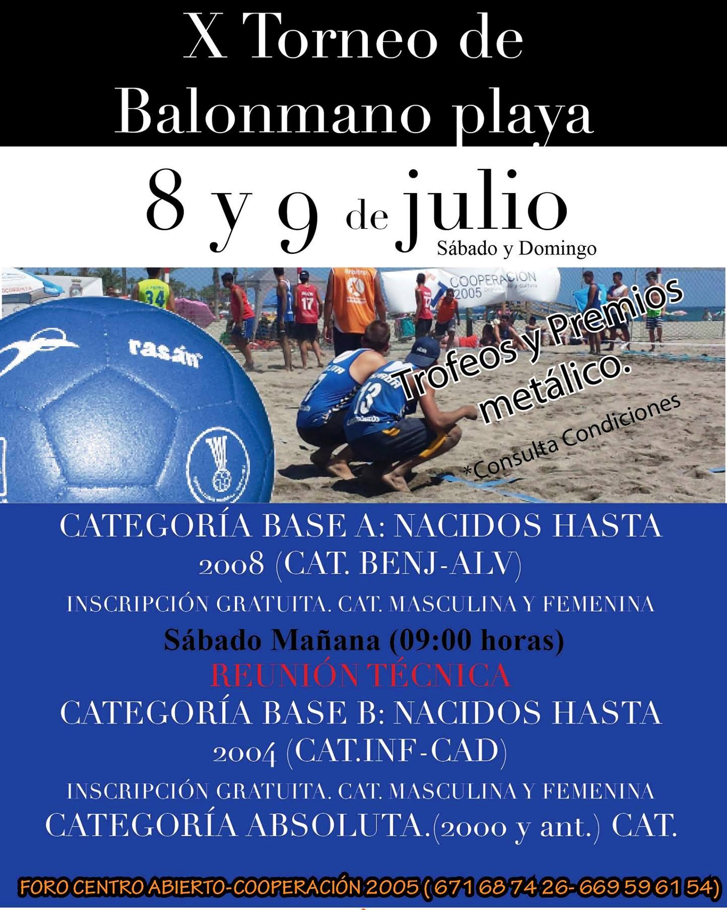 X Torneo de Balonmano Playa - WEEKY X Torneo de Balonmano Playa - WEEKY